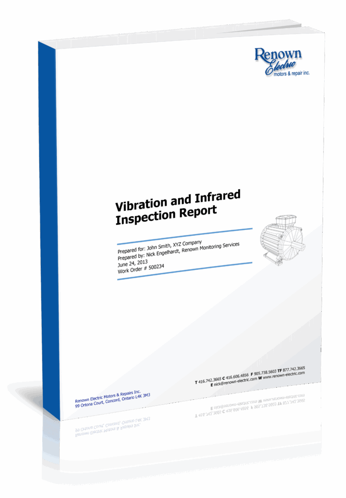 Vibration Analysis Sample Report | Renown Electric